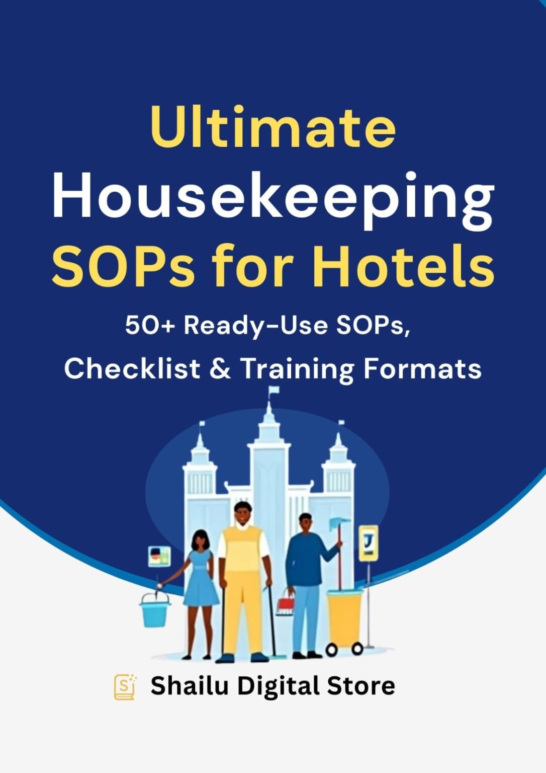 Housekeeping Master Guide Book - Shailu Digital Store