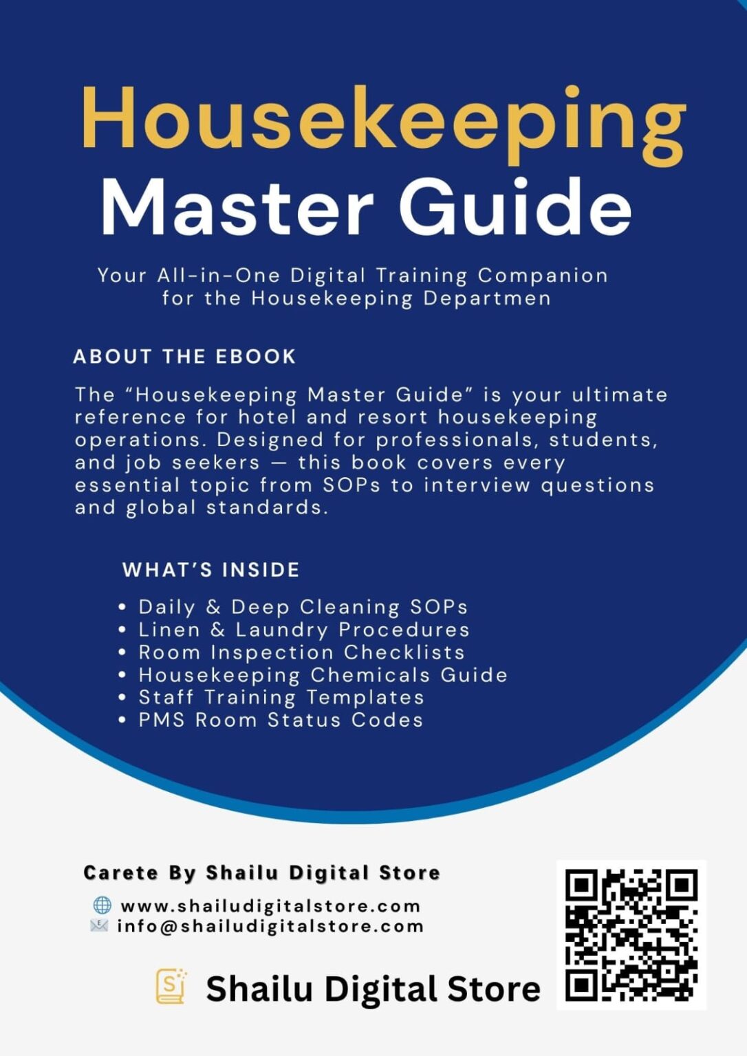 Housekeeping Master Guide Book - Shailu Digital Store