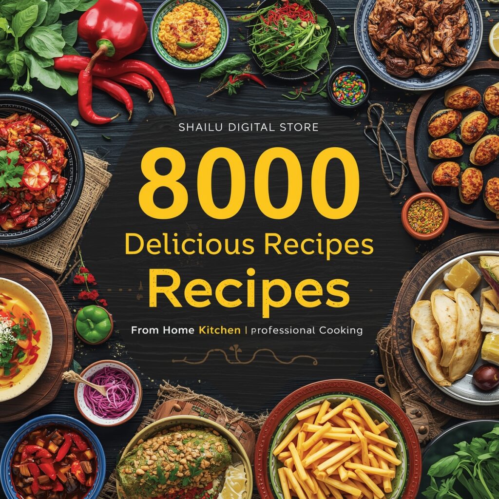 8000 Delicious Recipes eBook | Complete Cooking Guide